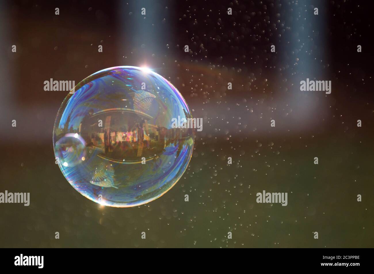 backyard bubble blowing Stock Photo - Alamy