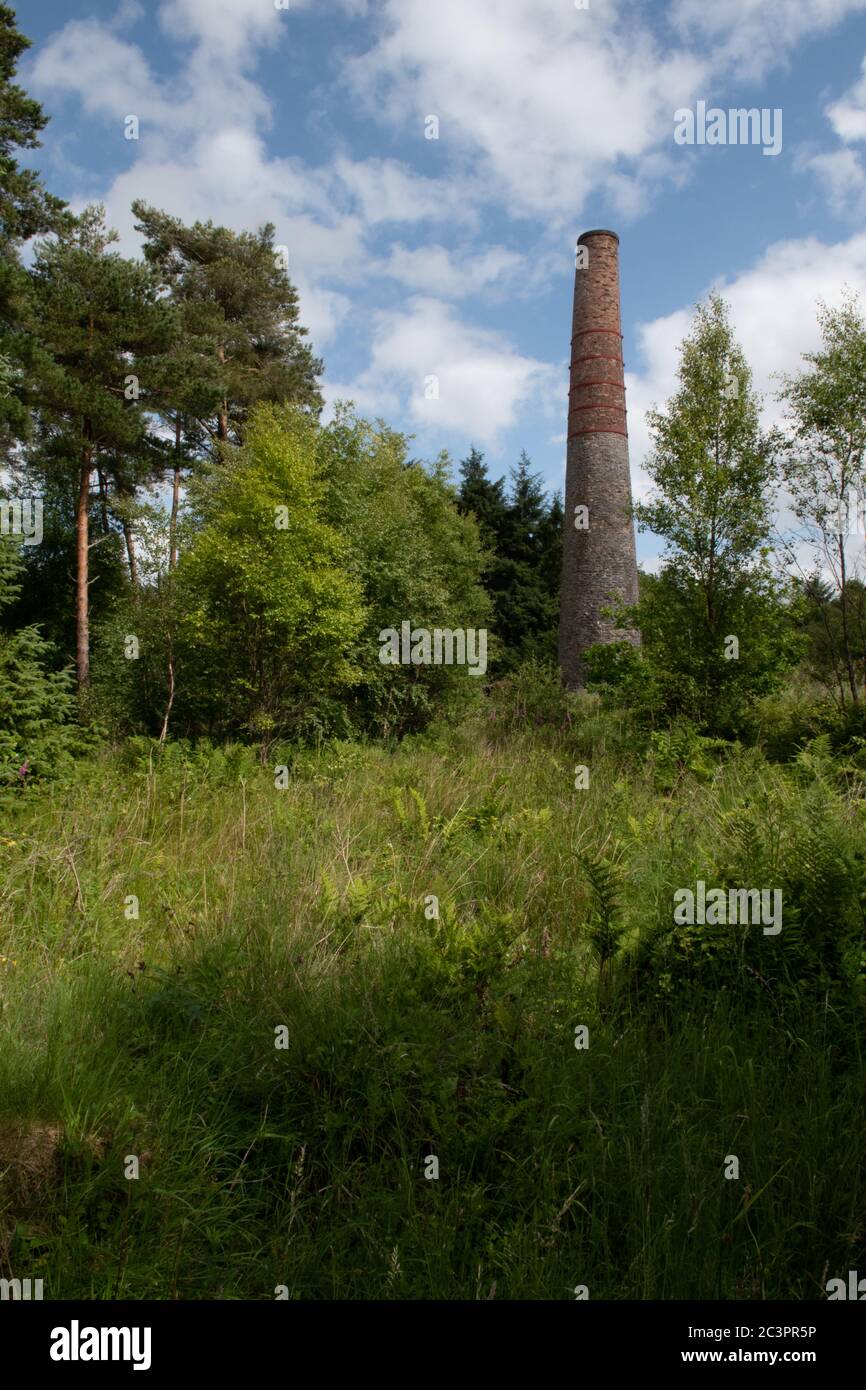 Smitham Chimney, East Harptree Woods, Somerset, UK Stock Photo - Alamy