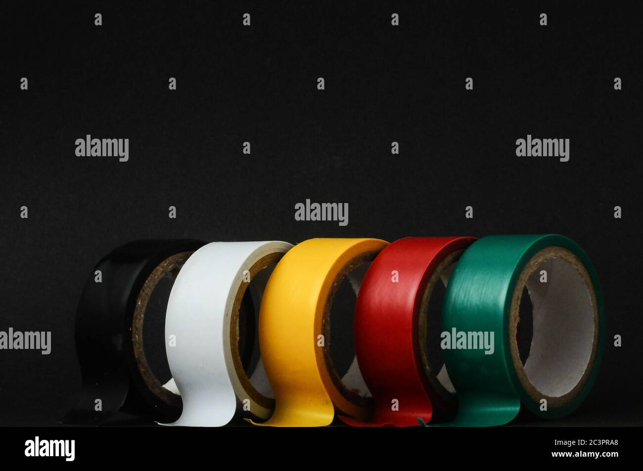 Round Adhesive Sticky New Insulation Tape Roll Stock Photo - Alamy