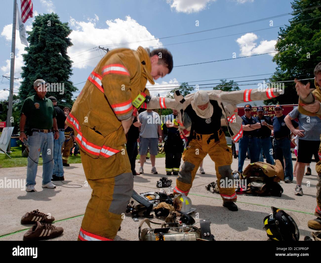 Fire drill evacuation hi-res stock photography and images - Alamy
