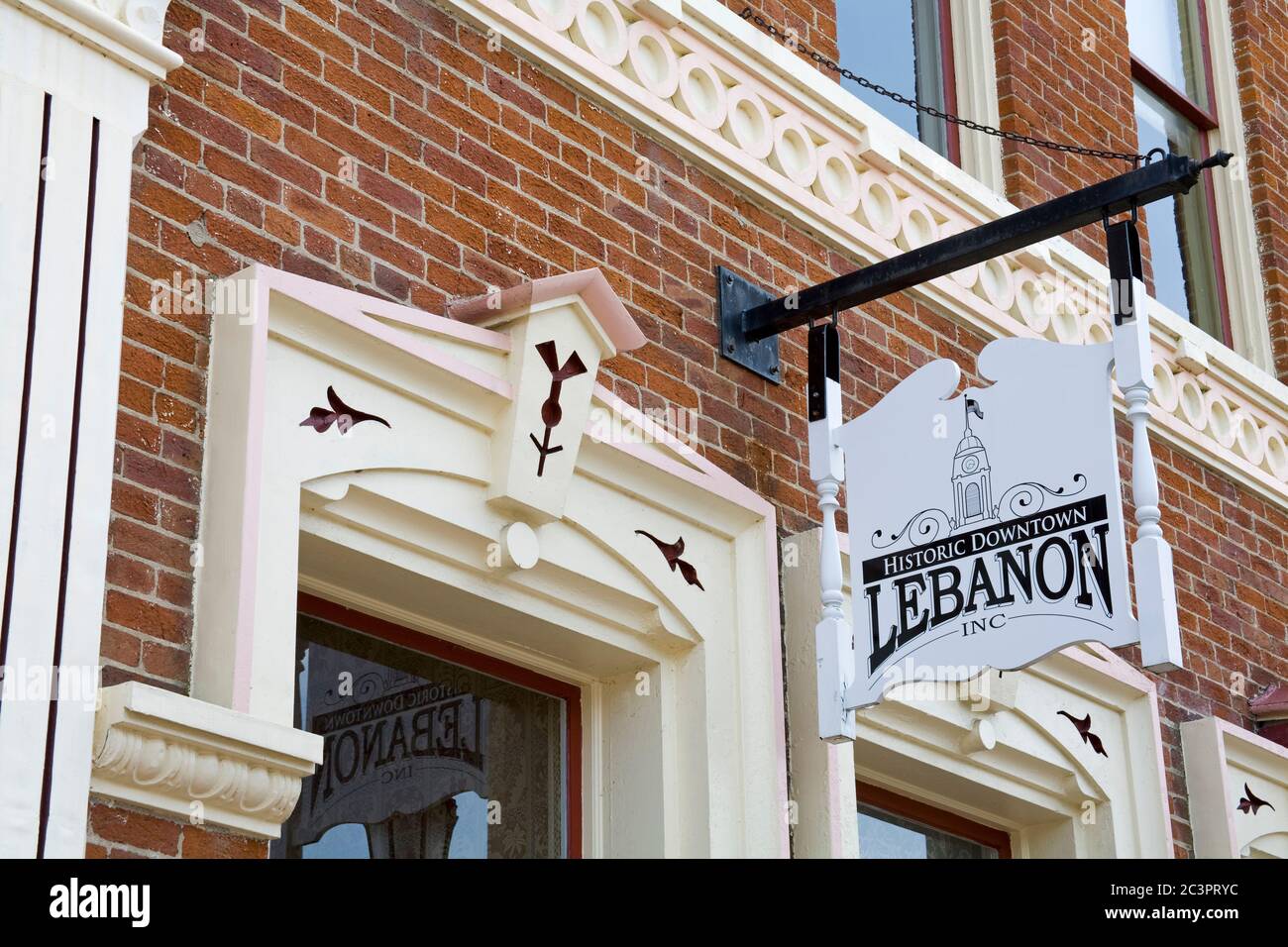 Historic Downtown District,Lebanon City,Cincinnati region, Ohio, USA ...