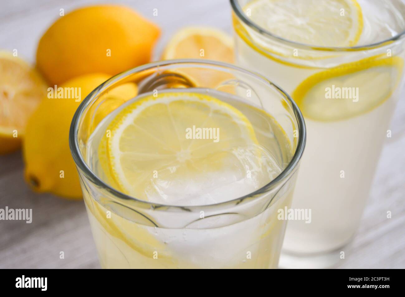 glass of lemonade Stock Photo - Alamy