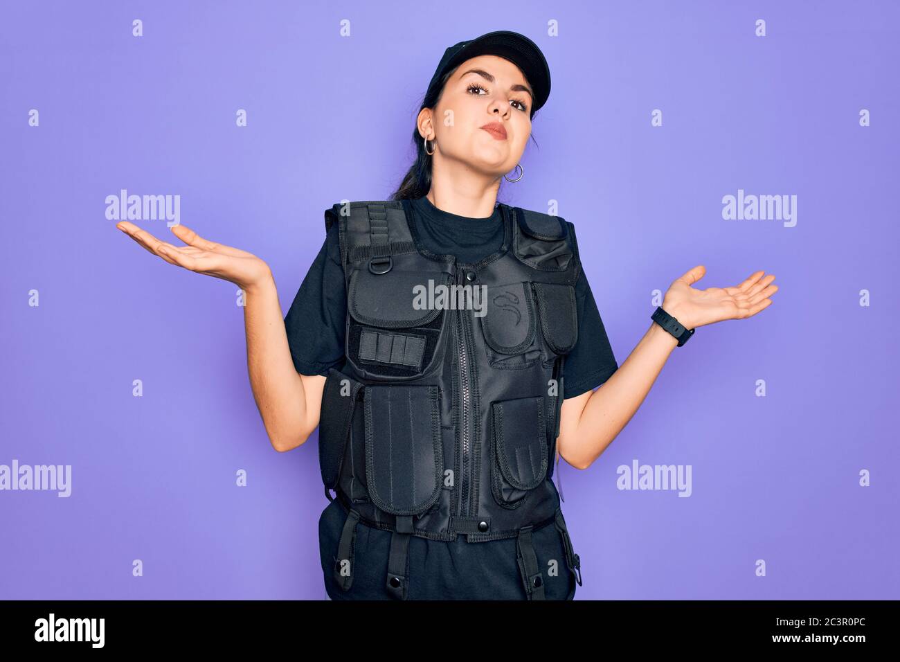 Shrugging cop hi-res stock photography and images - Alamy