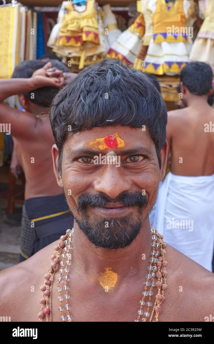 Indian mark on forehead hi-res stock photography and images - Alamy