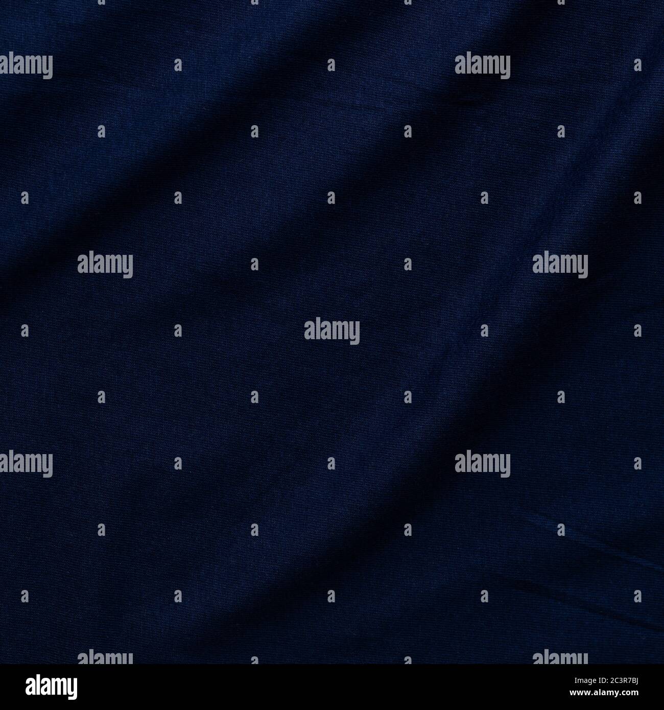 Blue fabric waves background texture - close up of a textile background ...