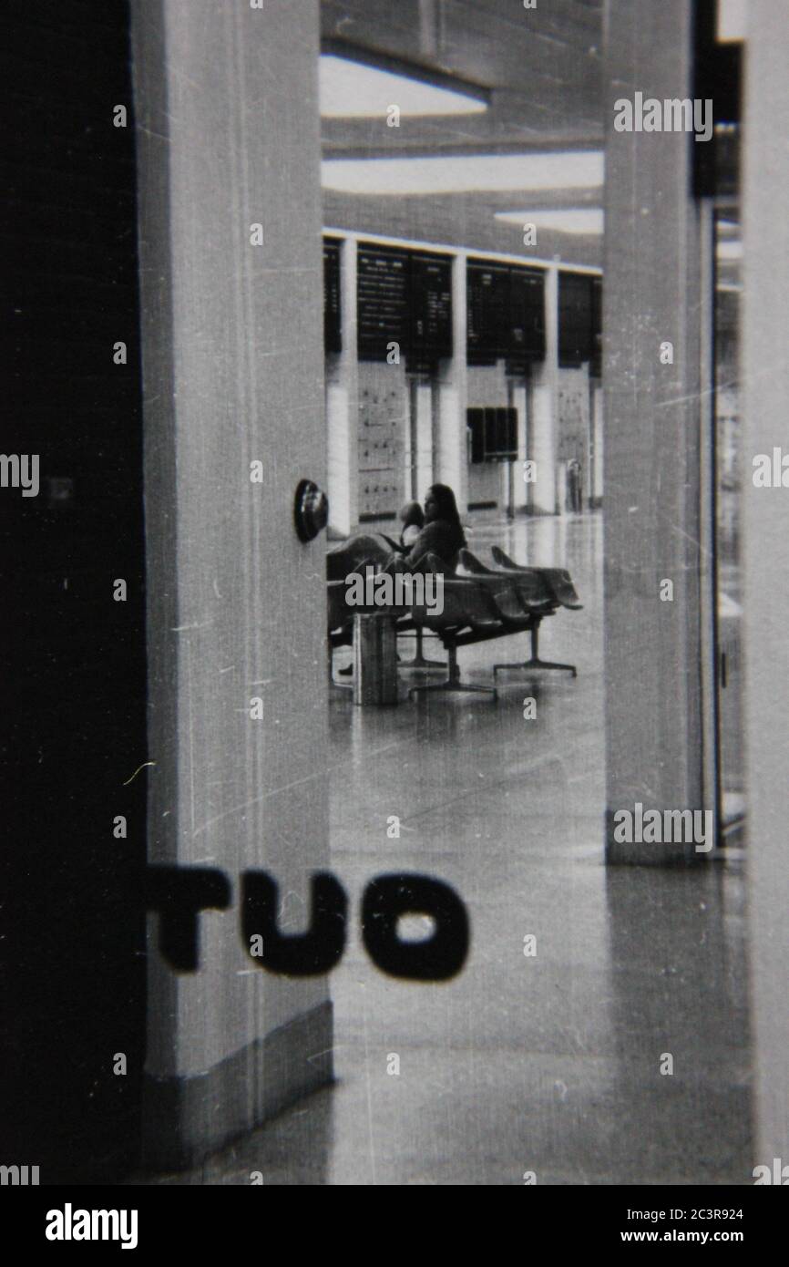 1970s airport door hi-res stock photography and images - Alamy