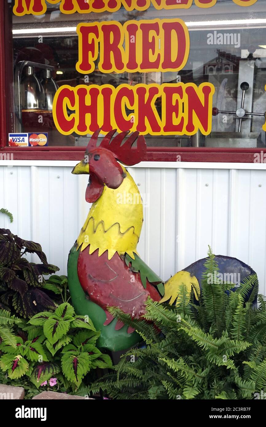 ST. LOUIS, UNITED STATES - Aug 09, 2019: Photo of chicken statue in ...