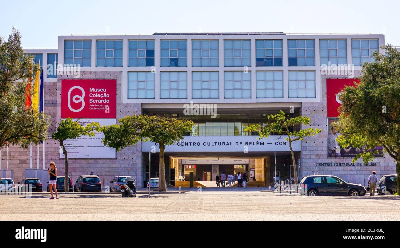 CCB in Lisbon - Cultural Centre of Belem - aerial view Stock Photo - Alamy