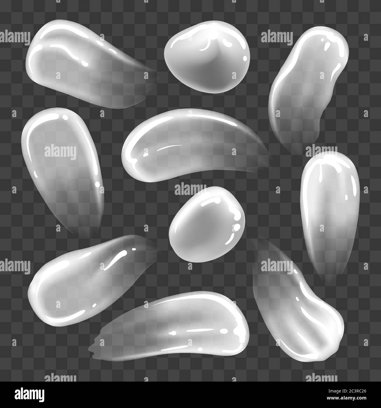 Cosmetic product gel collagen Black and White Stock Photos & Images - Alamy