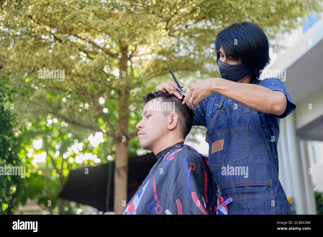 Asian Businessman Haircut