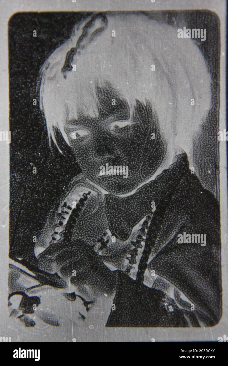 Fine 70s vintage black and white extreme photography of a ghostly kid ...