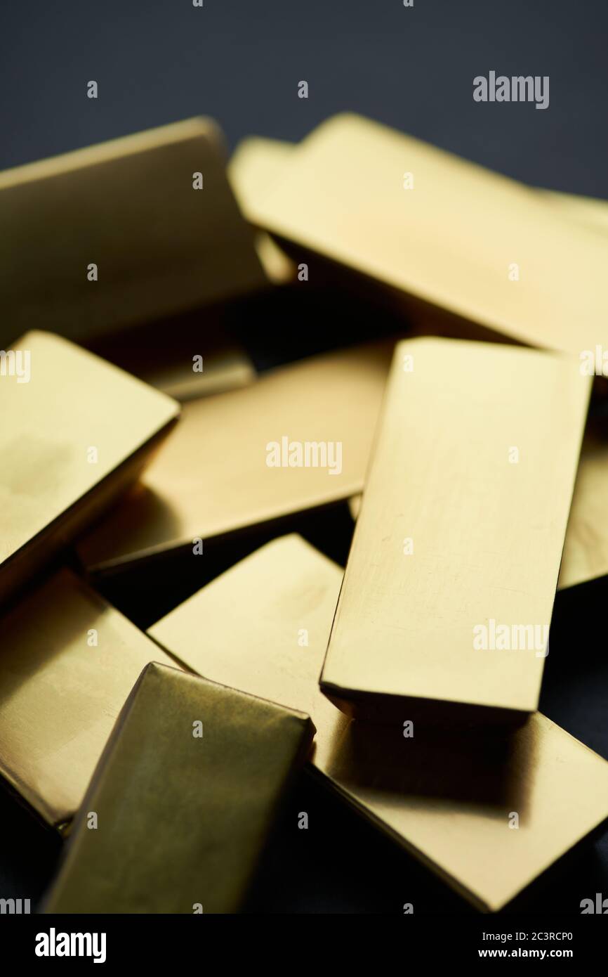 Gold Bars Stack High Resolution Stock Photography and Images - Alamy