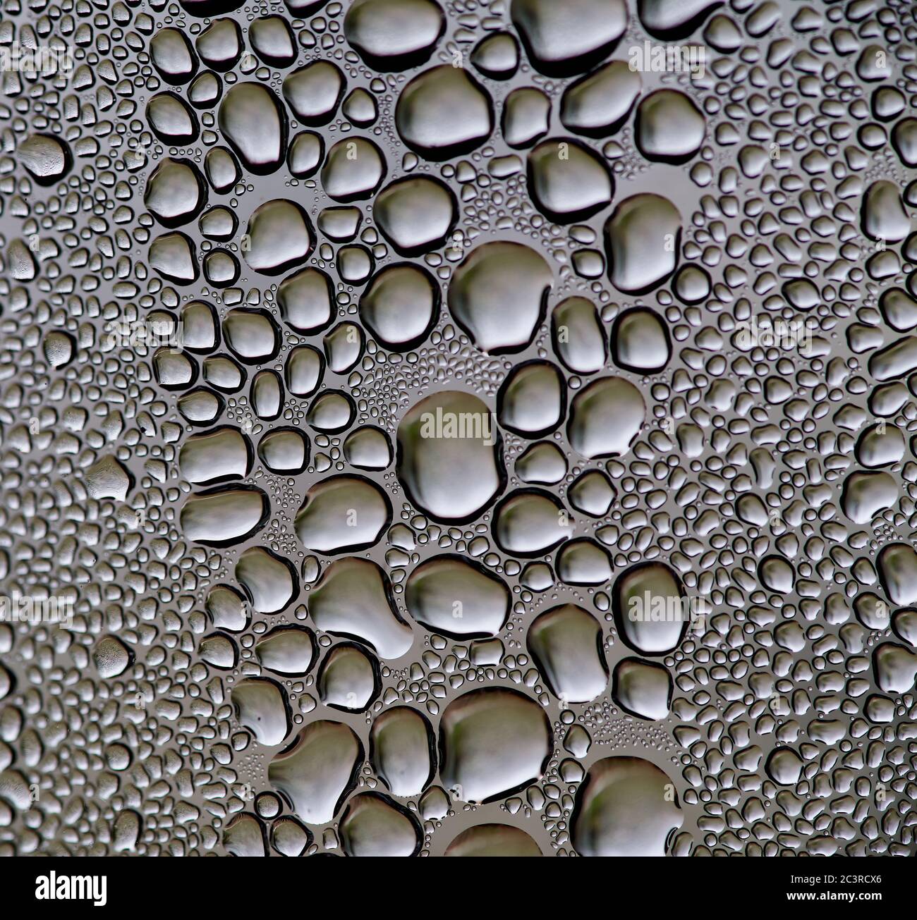 Lots of water drops on the glass Stock Photo - Alamy