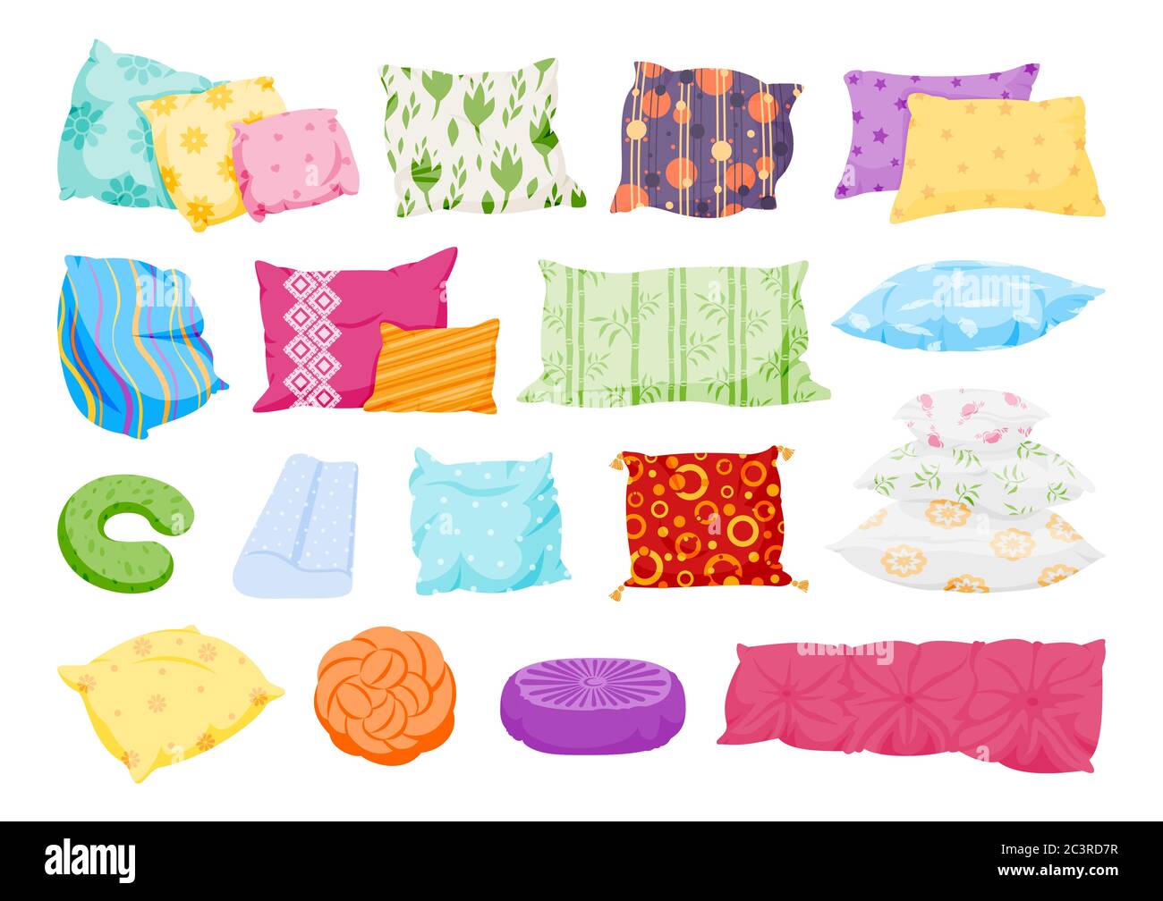 Pillow Feathers Clipart