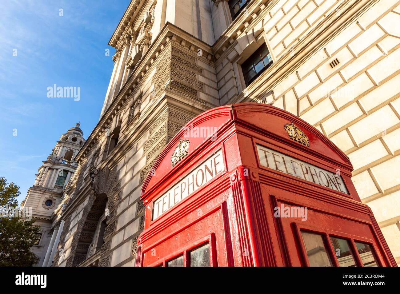 Red phone booth in London. United Kingdom, Europe Stock Photo - Alamy