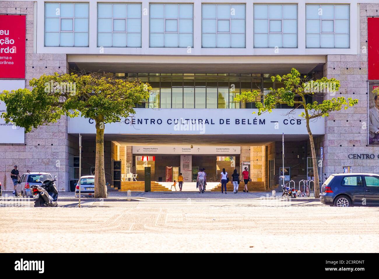 CCB in Lisbon - Cultural Centre of Belem - aerial view Stock Photo - Alamy