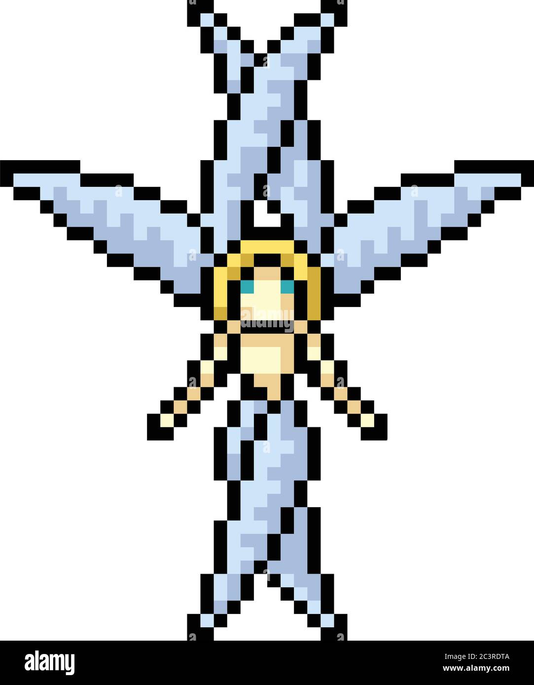 Pixel art angel hi-res stock photography and images - Alamy