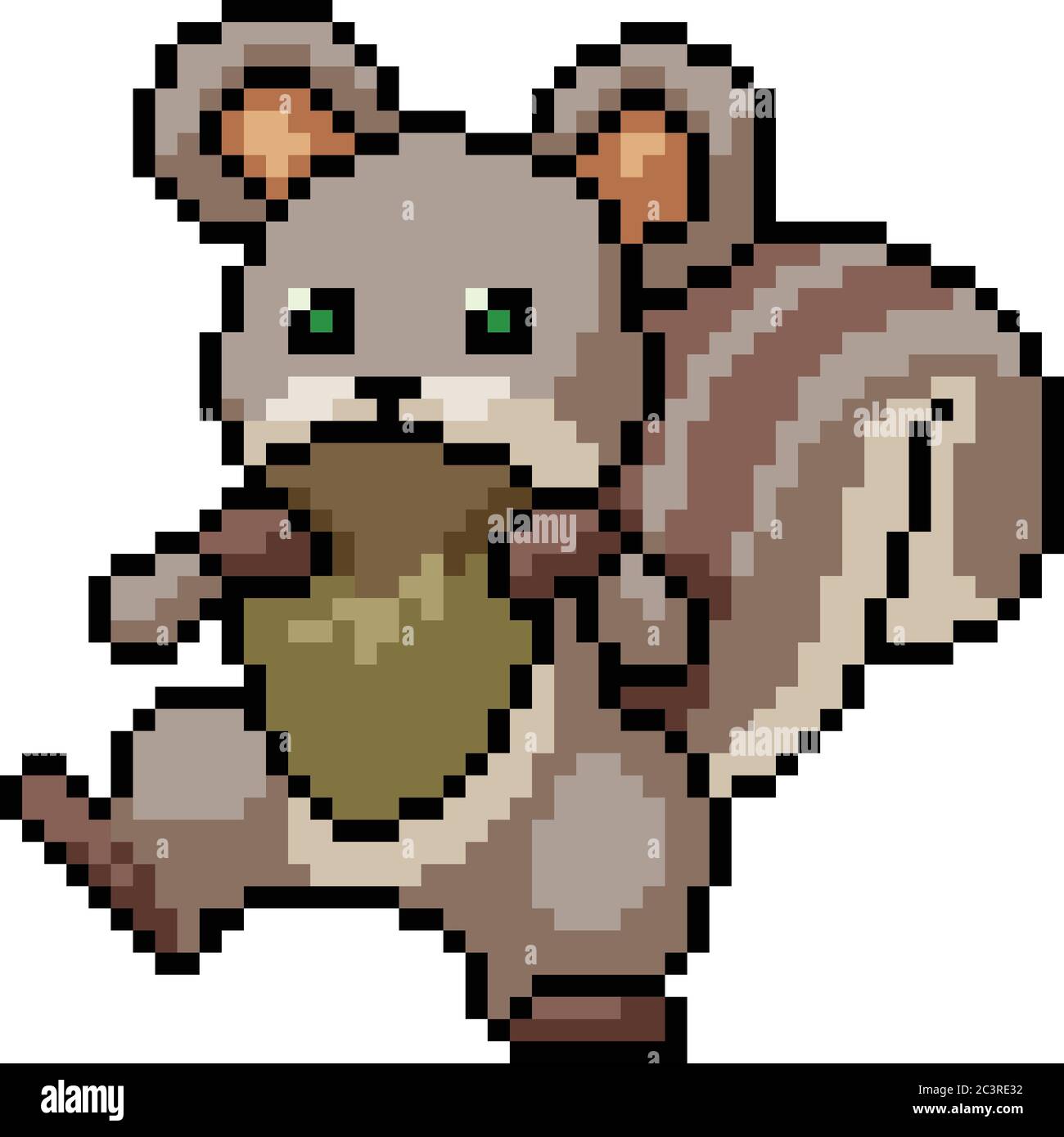 Squirrel pixel hi-res stock photography and images - Alamy