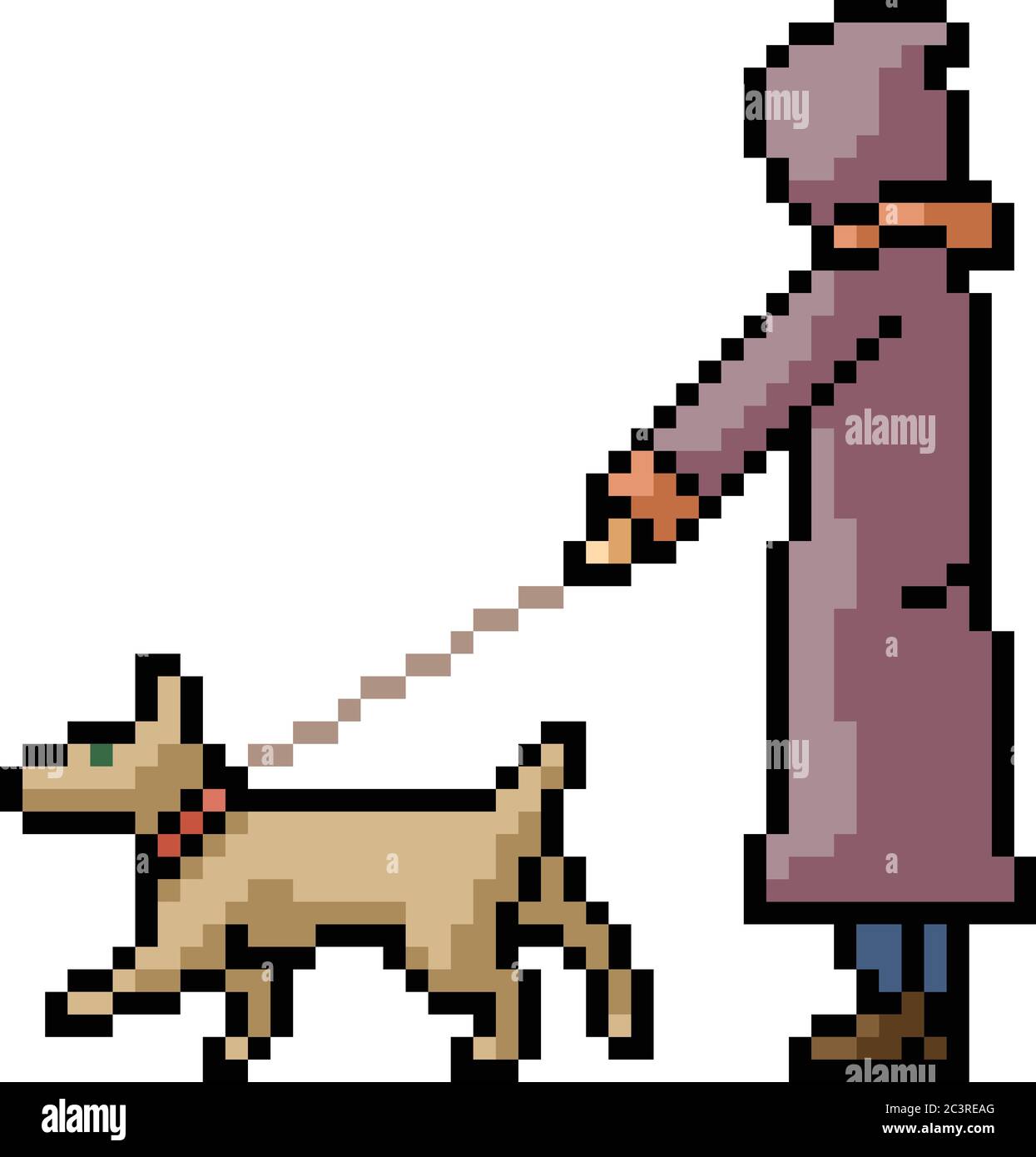 Pet walk Stock Vector Images - Alamy