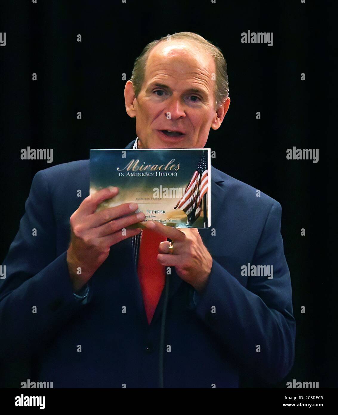 Emporia, Kansas, USA, June 20, 2020 Best selling author William Federer ...