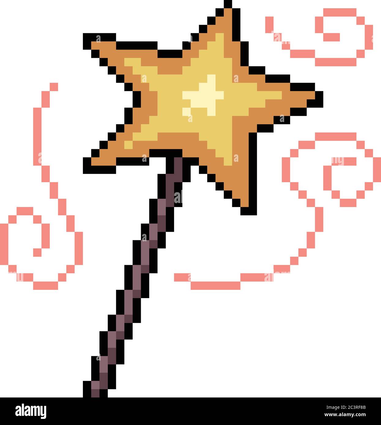 Witch pixel Cut Out Stock Images & Pictures - Alamy