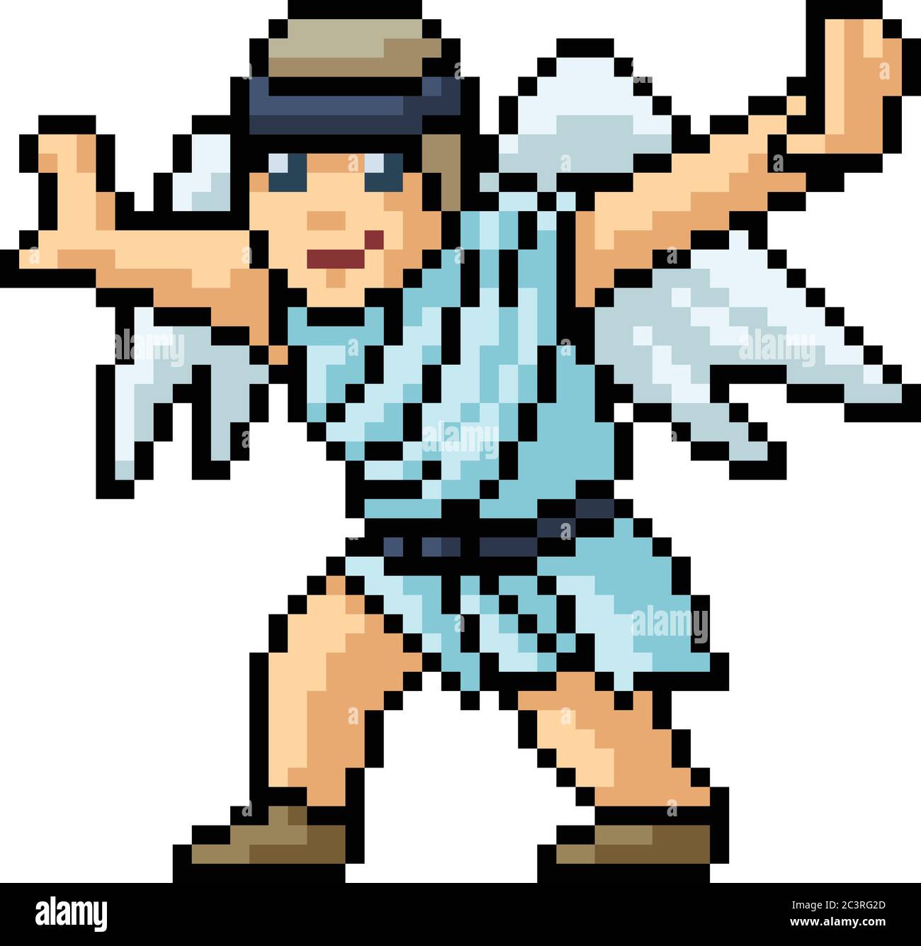 Pixel art angel hi-res stock photography and images - Alamy