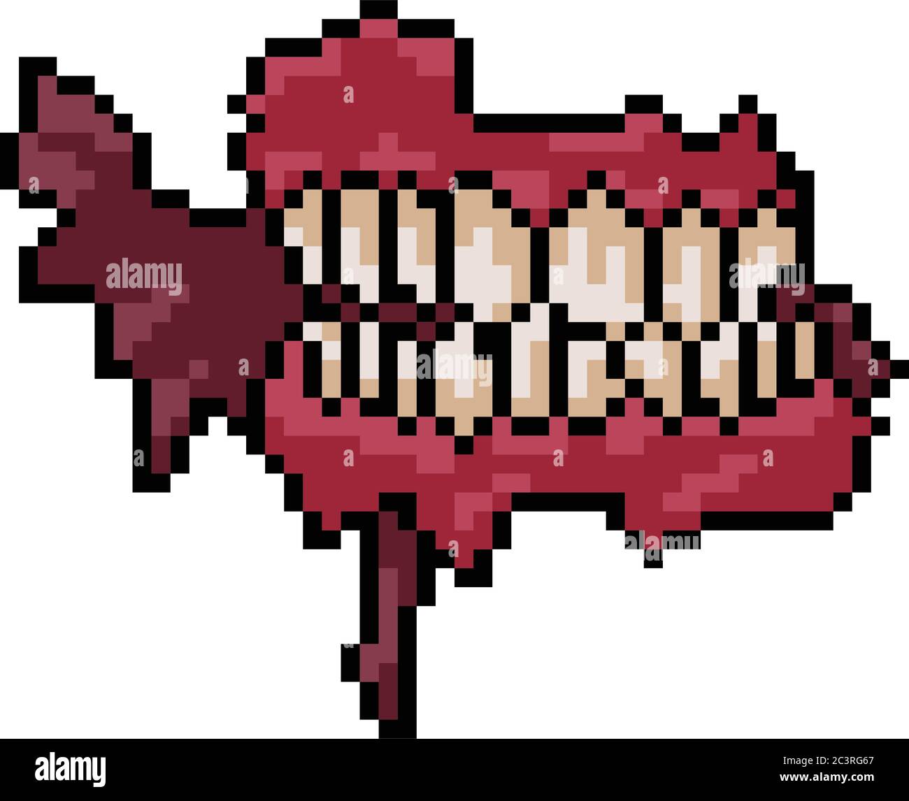 Mouth Pixel Art