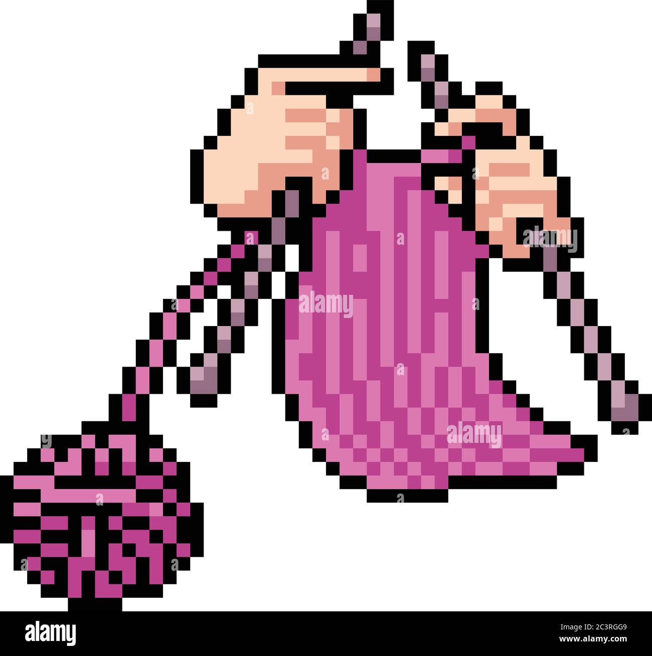 Grandmother is knitting Stock Vector Images - Alamy