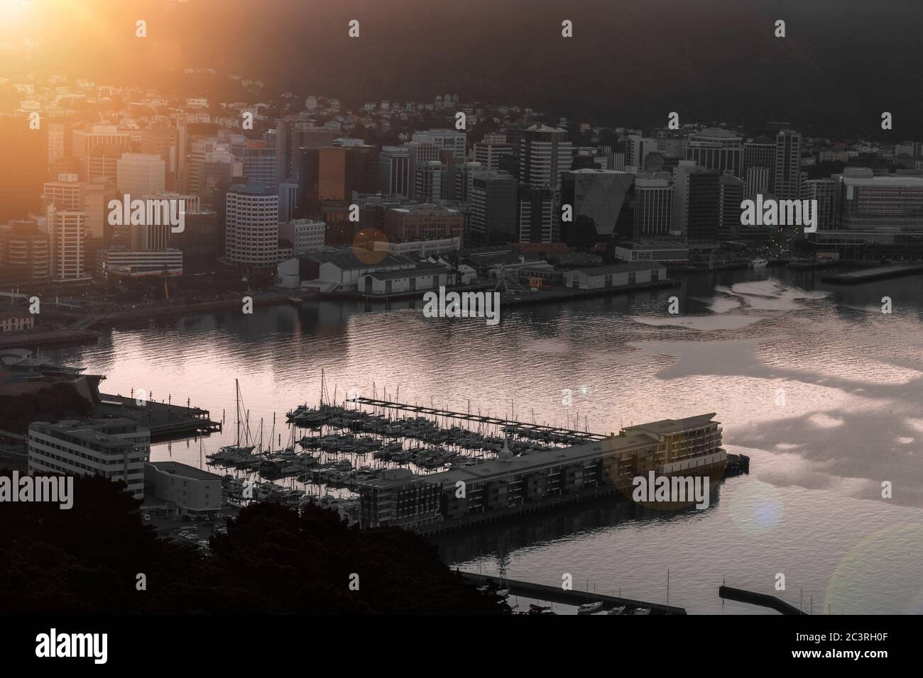 Wellington nz aerial hi-res stock photography and images - Alamy
