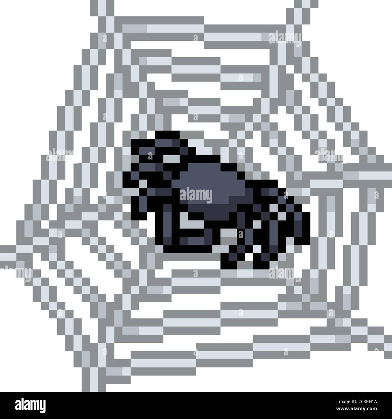 Spider pixel hi-res stock photography and images - Alamy