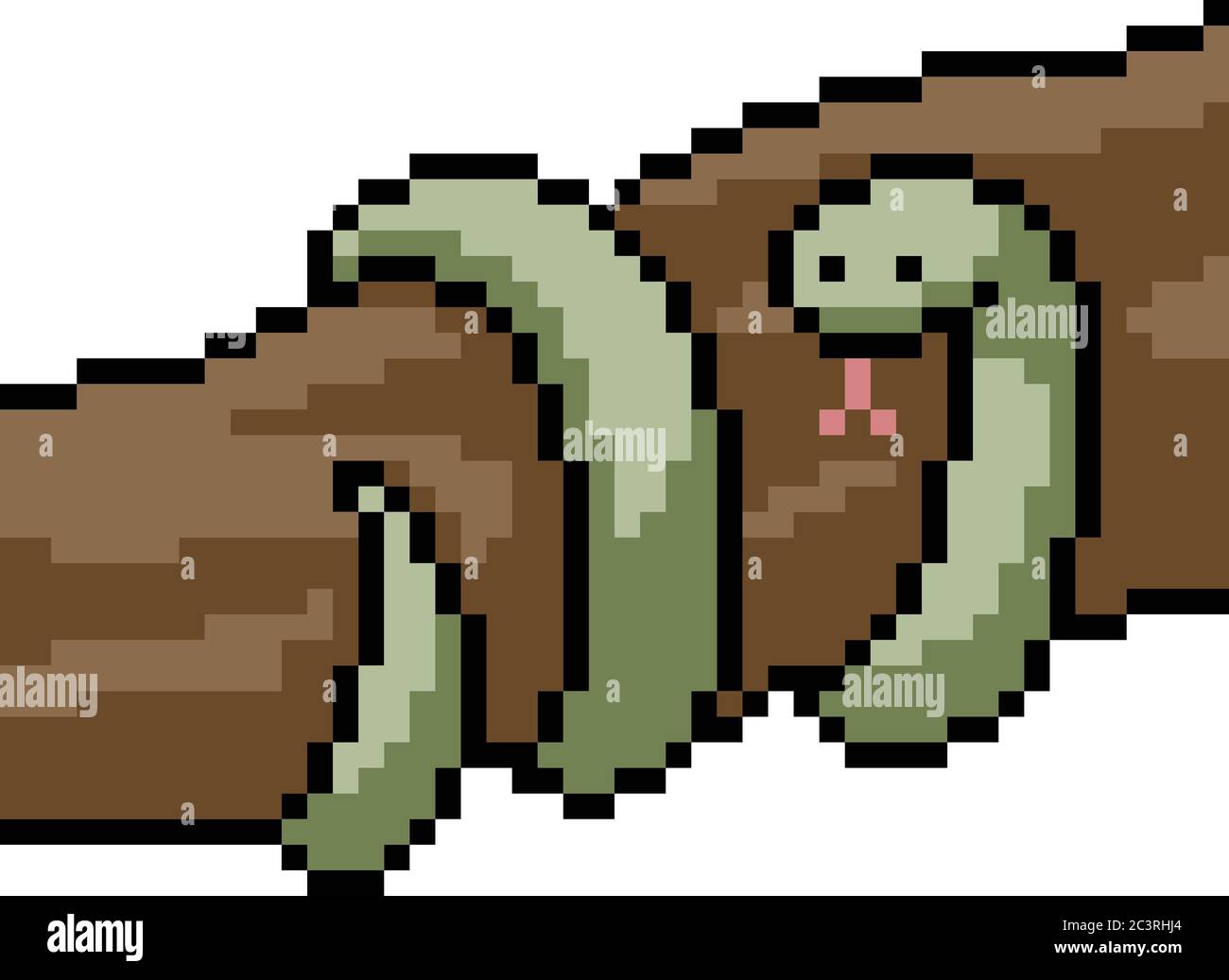 Pixel snake hi-res stock photography and images - Alamy