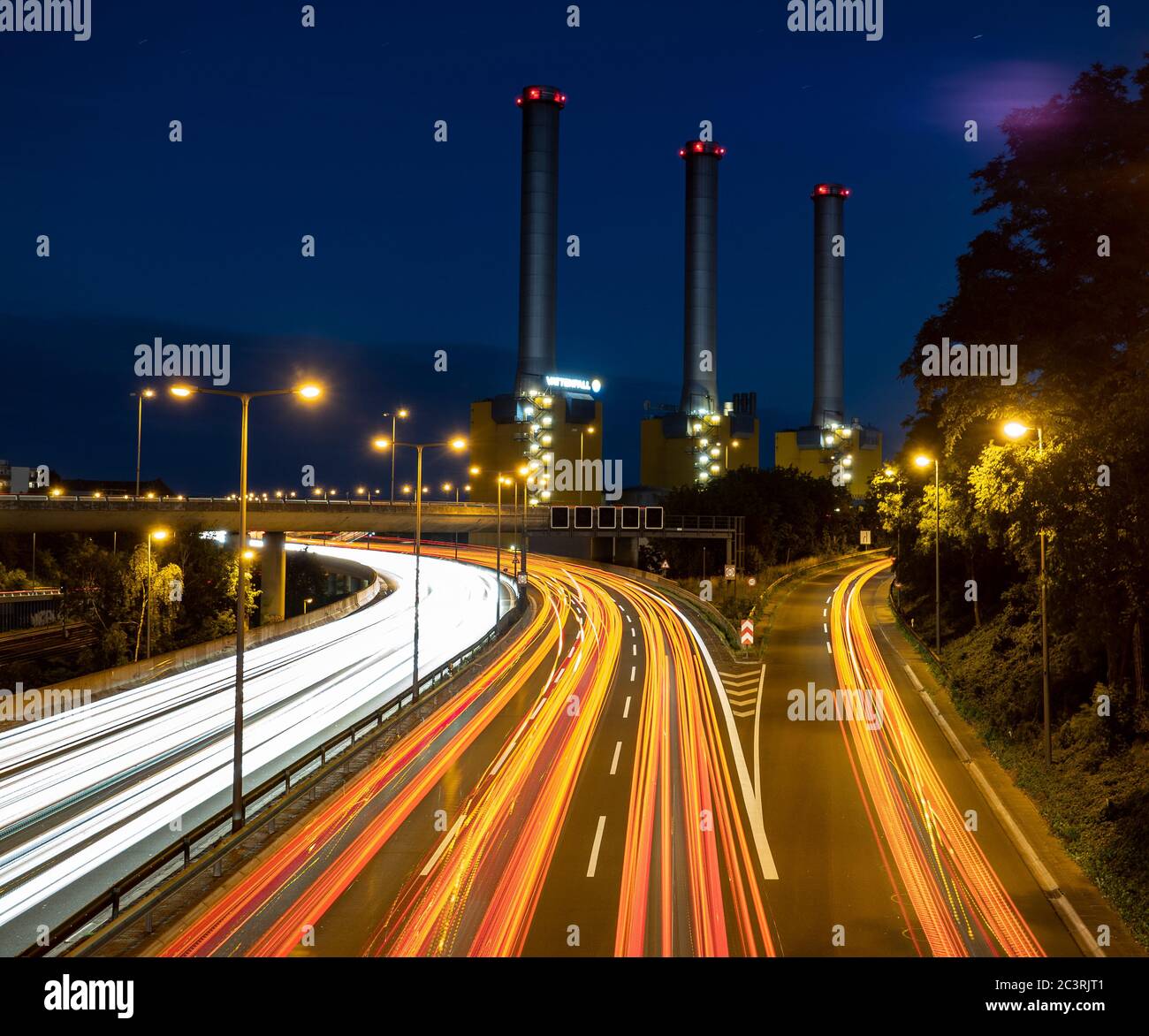 Berlin, Germany. 22nd June, 2020. Vehicles passing the Wilmersdorf ...