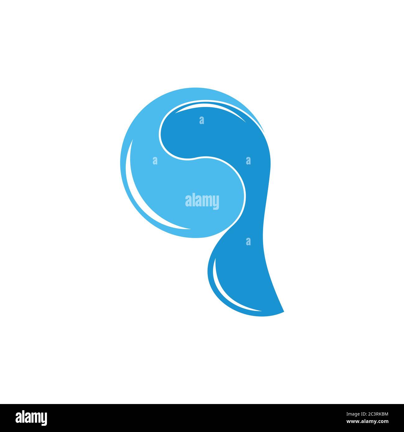 letter q water design logo vector Stock Vector Image & Art - Alamy