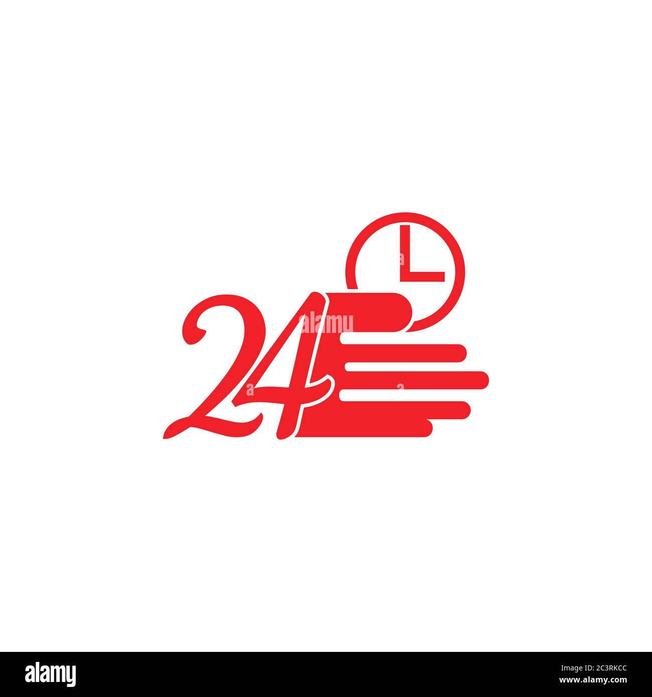 fast delivery 24 hour symbol vector Stock Vector Image & Art - Alamy