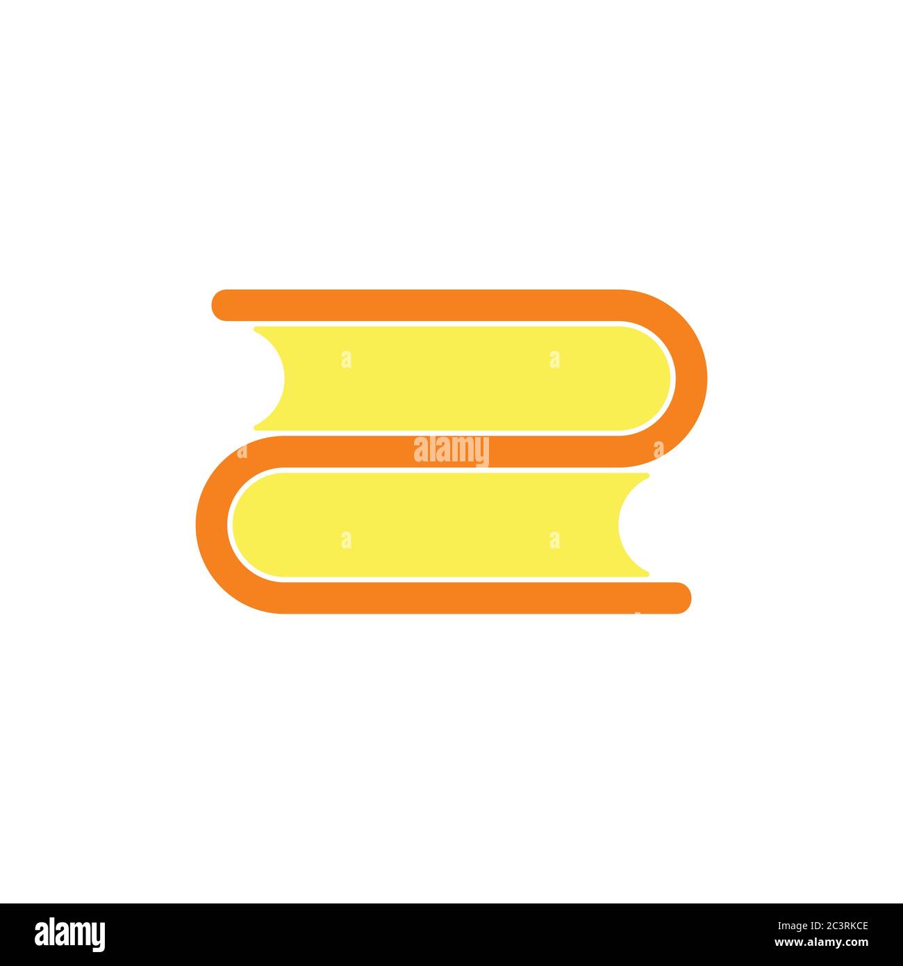 Vector book shop logo Cut Out Stock Images & Pictures - Alamy