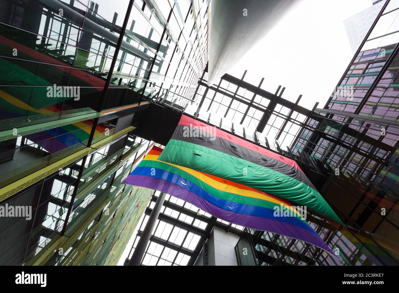 Amazon celebrates diversity with the flying of the Pan-African and ...