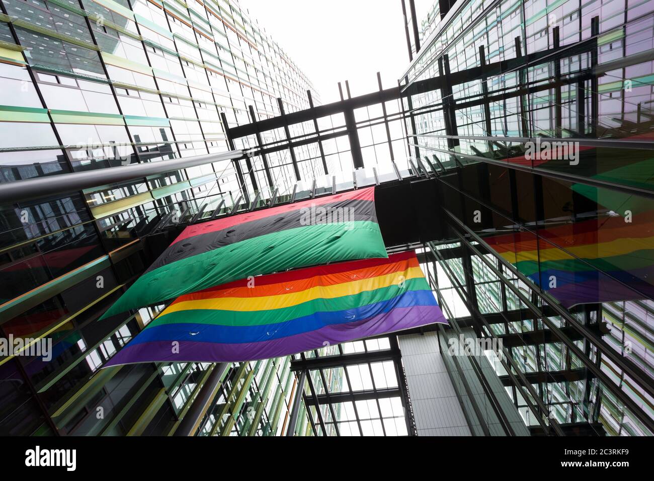 Amazon celebrates diversity with the flying of the Pan-African and ...