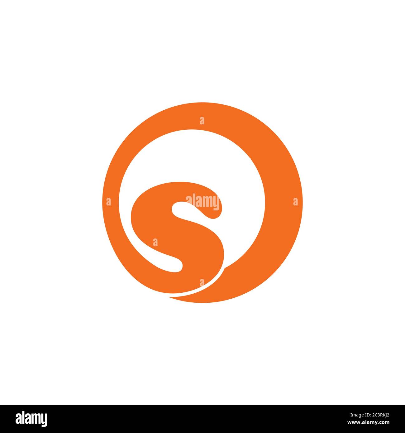 letters os curves loop logo vector Stock Vector Image & Art - Alamy