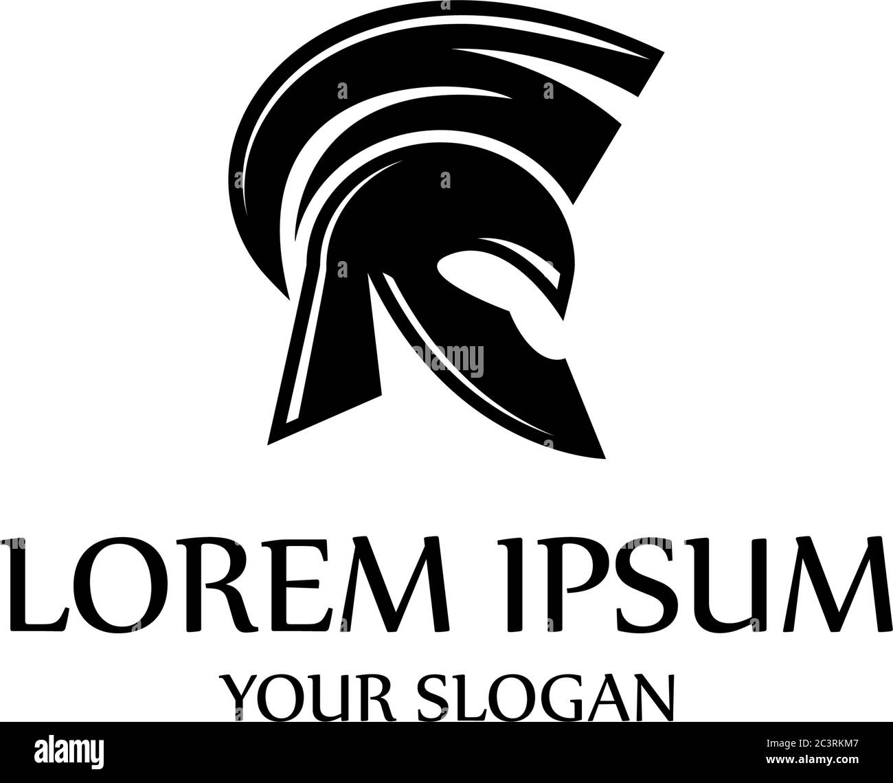 Spartans Logo Black