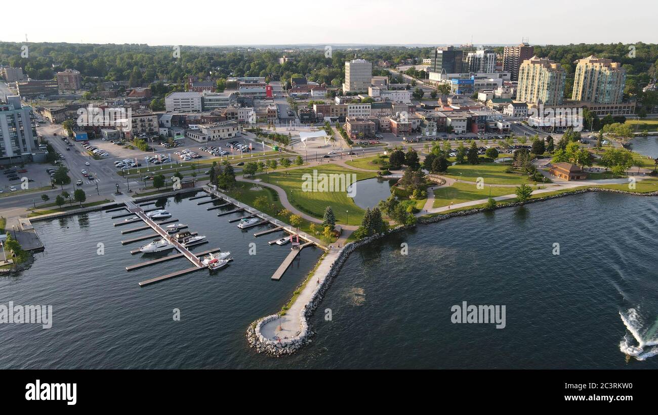 Heritage Park Aerial - Barrie Ontario Canada Stock Photo - Alamy