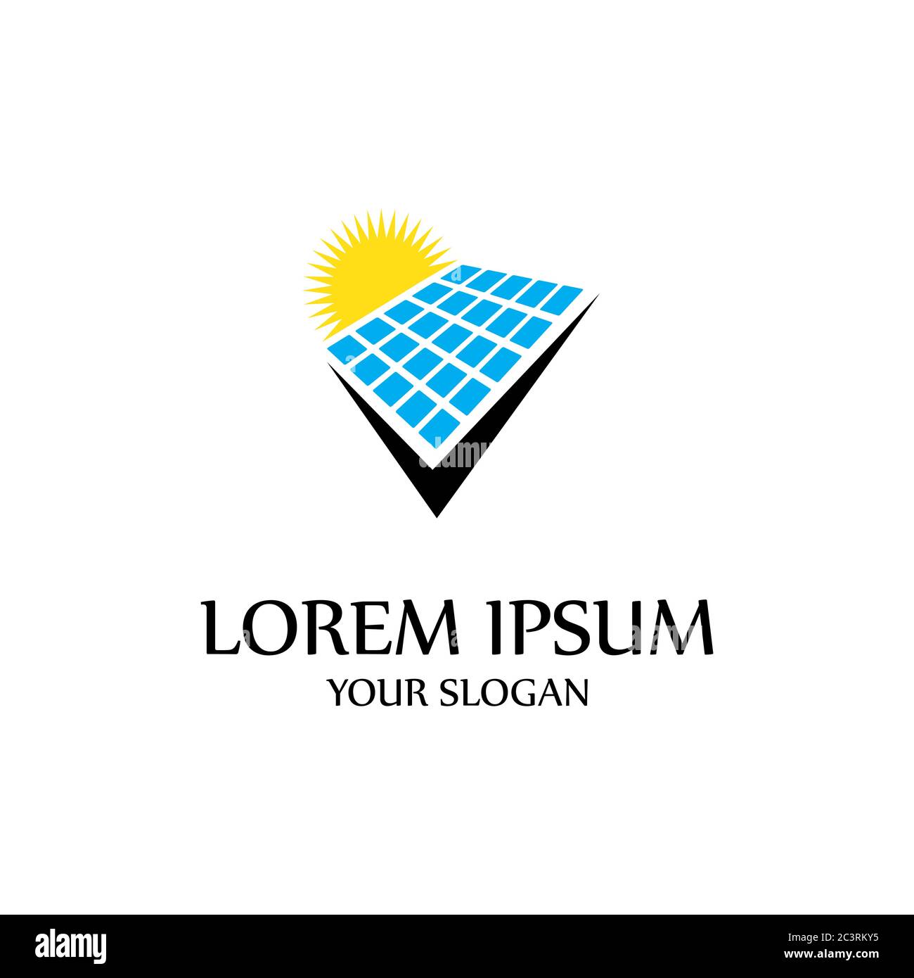Solar Power Energy Logo Vector Illustration can use for your trademark ...