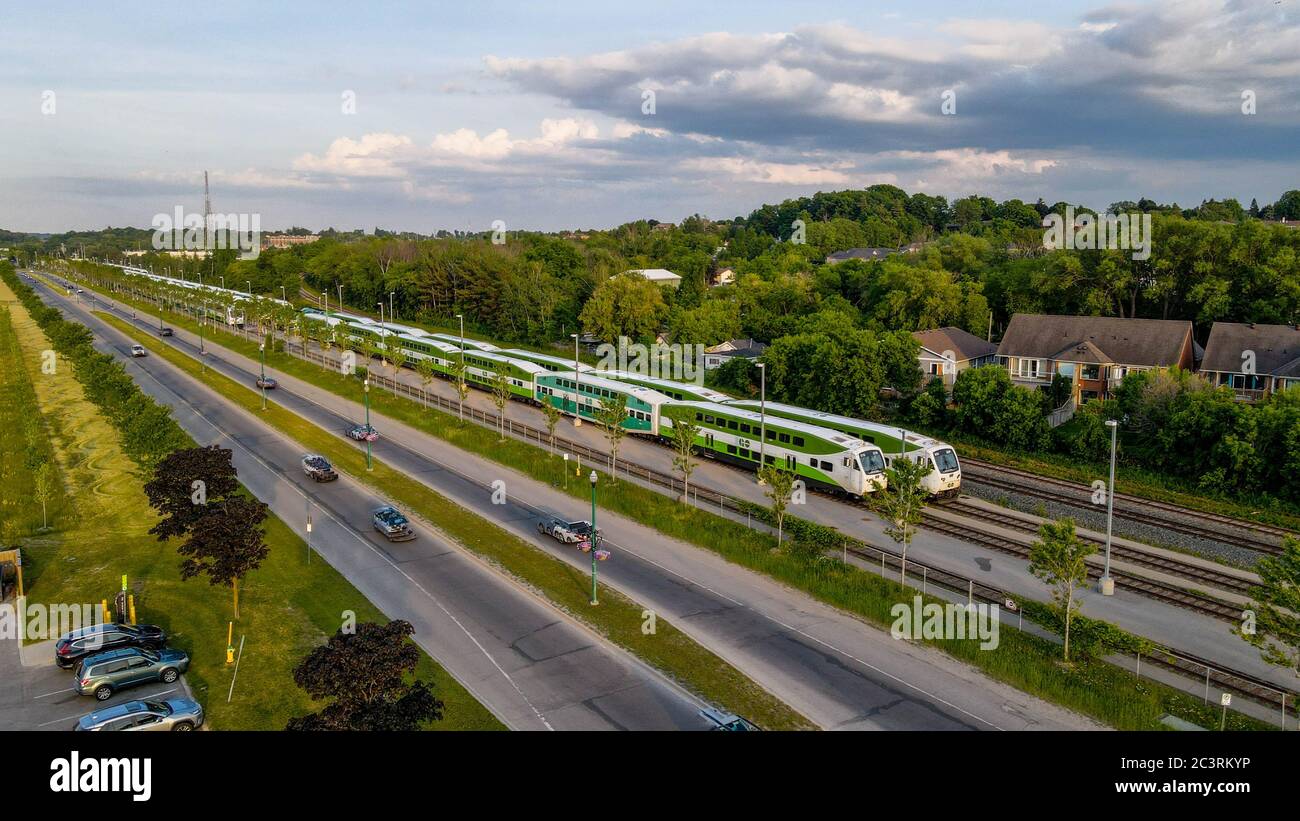 Train aerial hi-res stock photography and images - Alamy