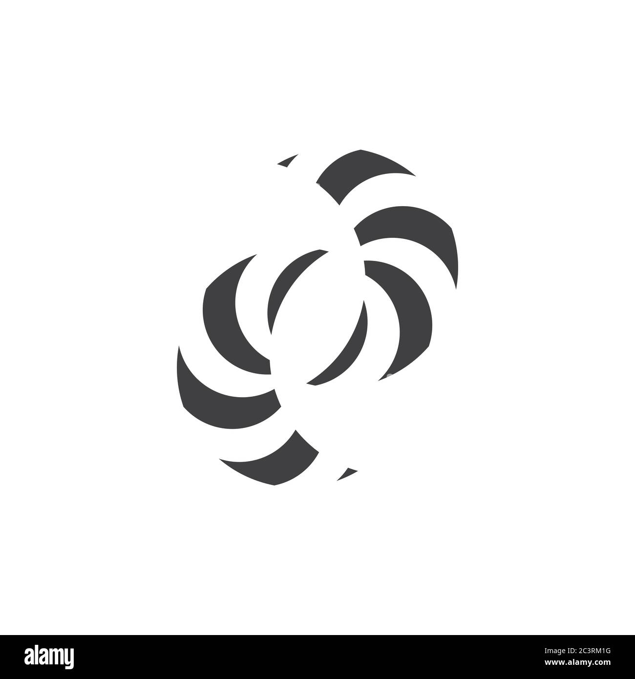 stripes motion vortex rotation design vector Stock Vector Image & Art ...