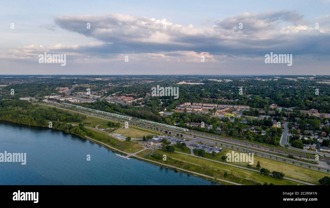 Train aerial hi-res stock photography and images - Alamy