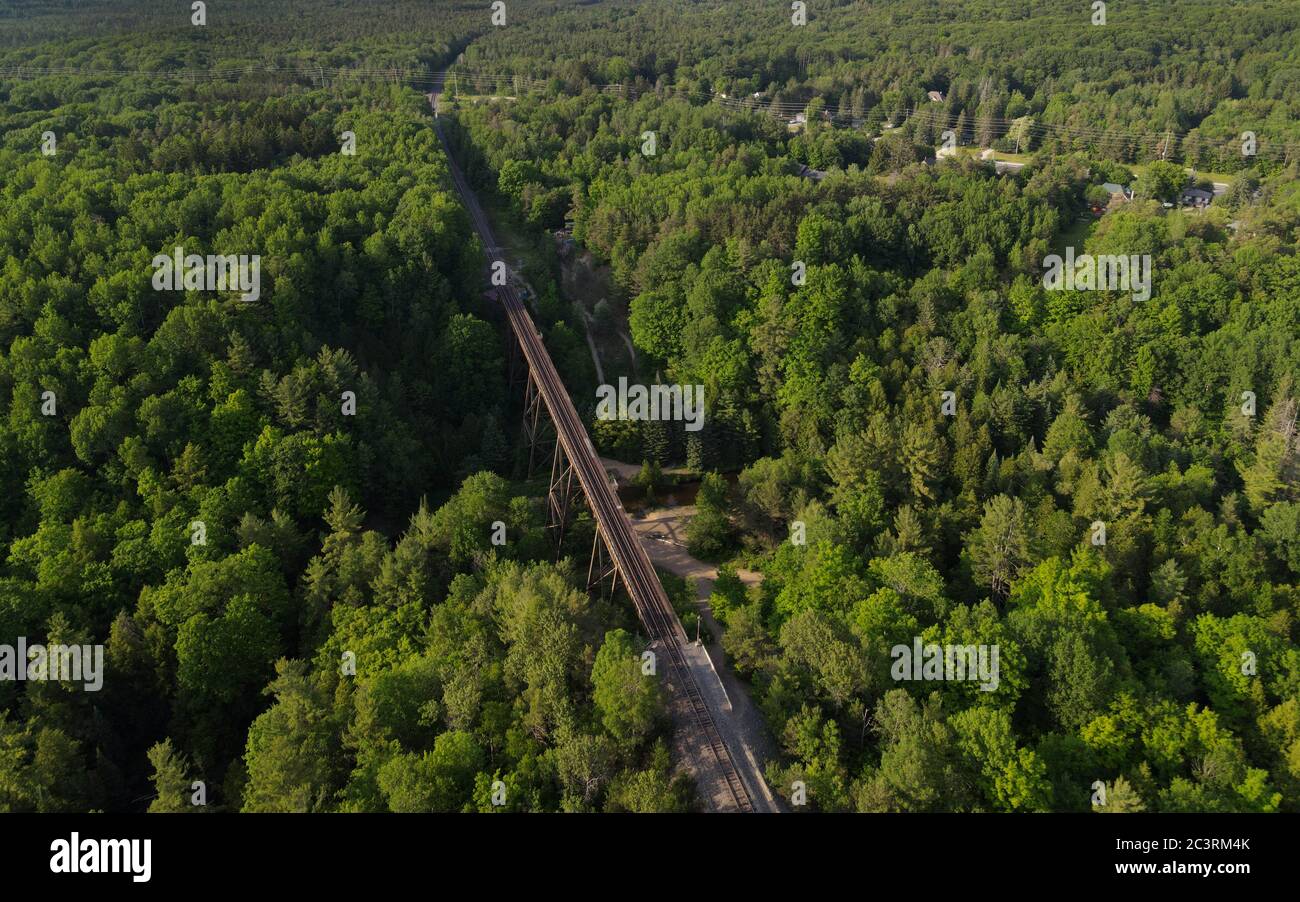 Canadian forest aerial hi-res stock photography and images - Alamy