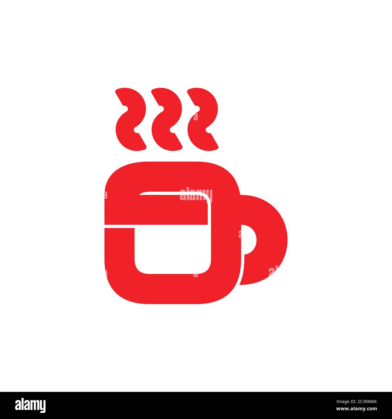 hot cup abstract symbol logo vector Stock Vector Image & Art - Alamy