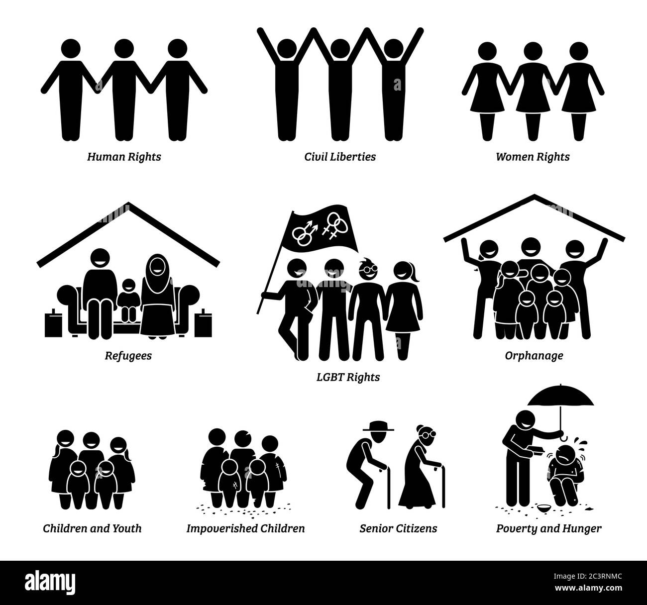 Support of lgbt rights Cut Out Stock Images & Pictures - Alamy