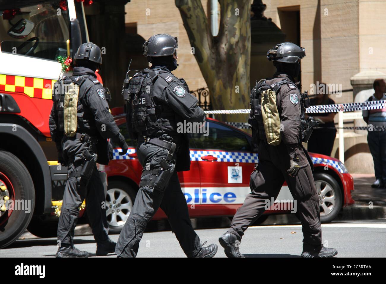 A specialist unit of the NSW Police were brought in to deal with the ...
