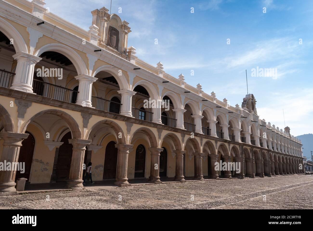 Beautiful shot of a historic building in Antigua, Guatemala Stock Photo ...