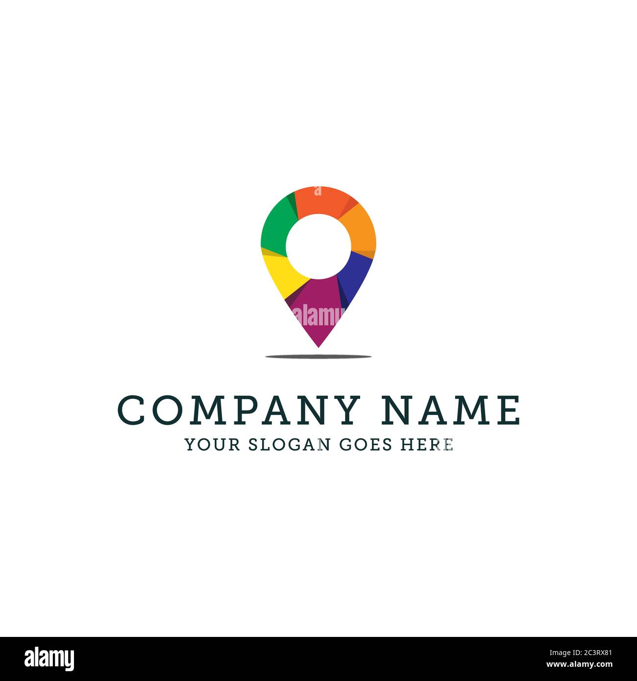 photo spot logo design, Photography logo vector illustration Stock ...